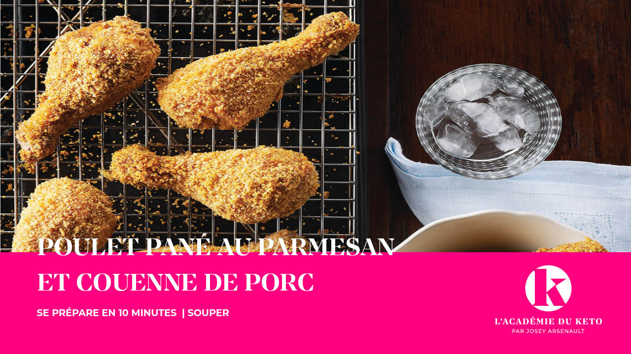 Poulet pané au parmesan et couenne de porc – Ma vie Keto
